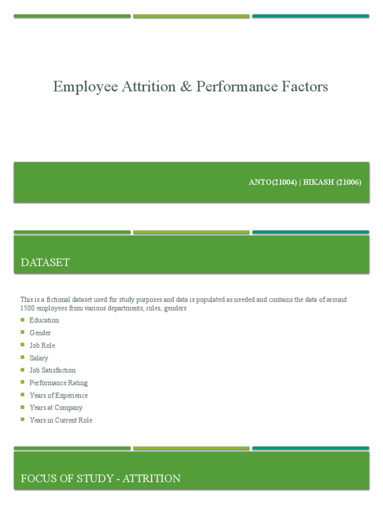 PA-Employee Attrition Factors Analysis2 | PDF | Employment | Salary
