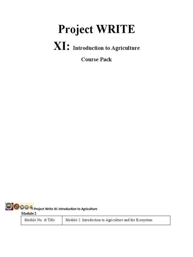 Mod2 - Les1 - Intro To Agri | PDF | Agriculture | Air Pollution