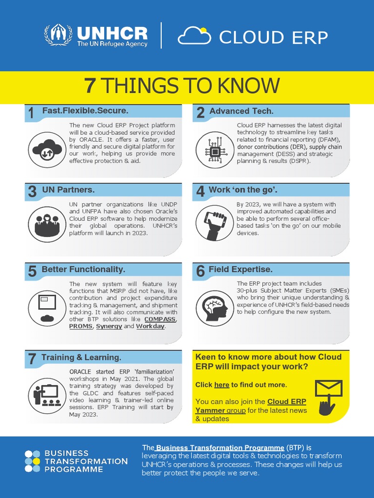 Cloud ERP Factsheet | PDF | Enterprise Resource Planning | Cloud Computing