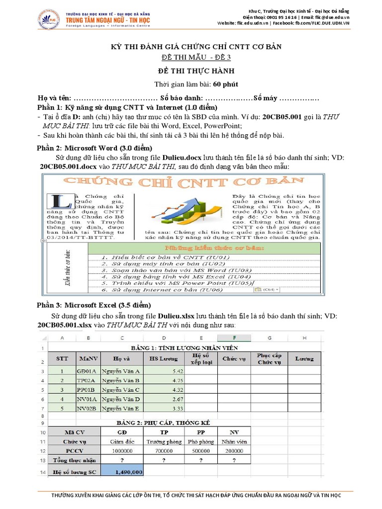 De3 DeMau ThiThucHanh | PDF
