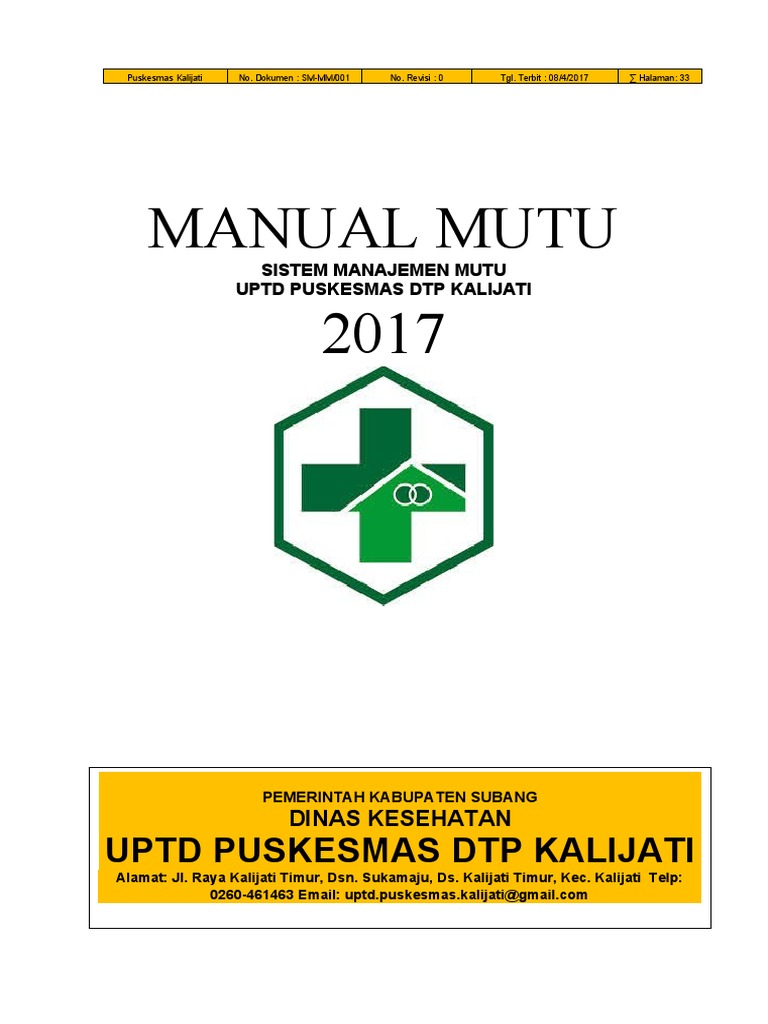Manual Mutu Jadi | PDF