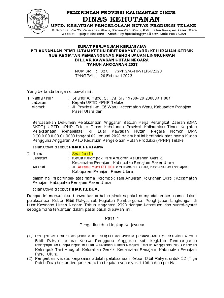 SPKS Gersik 2023 | PDF