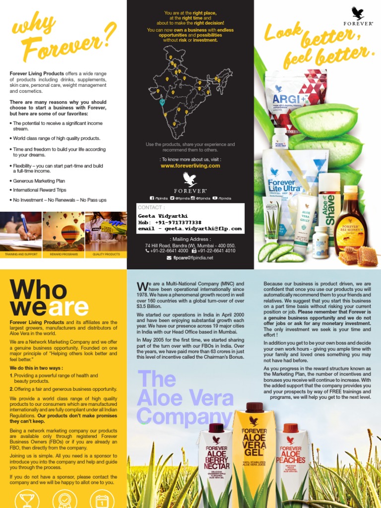 Forever Brochure | PDF | Incentive | Economies