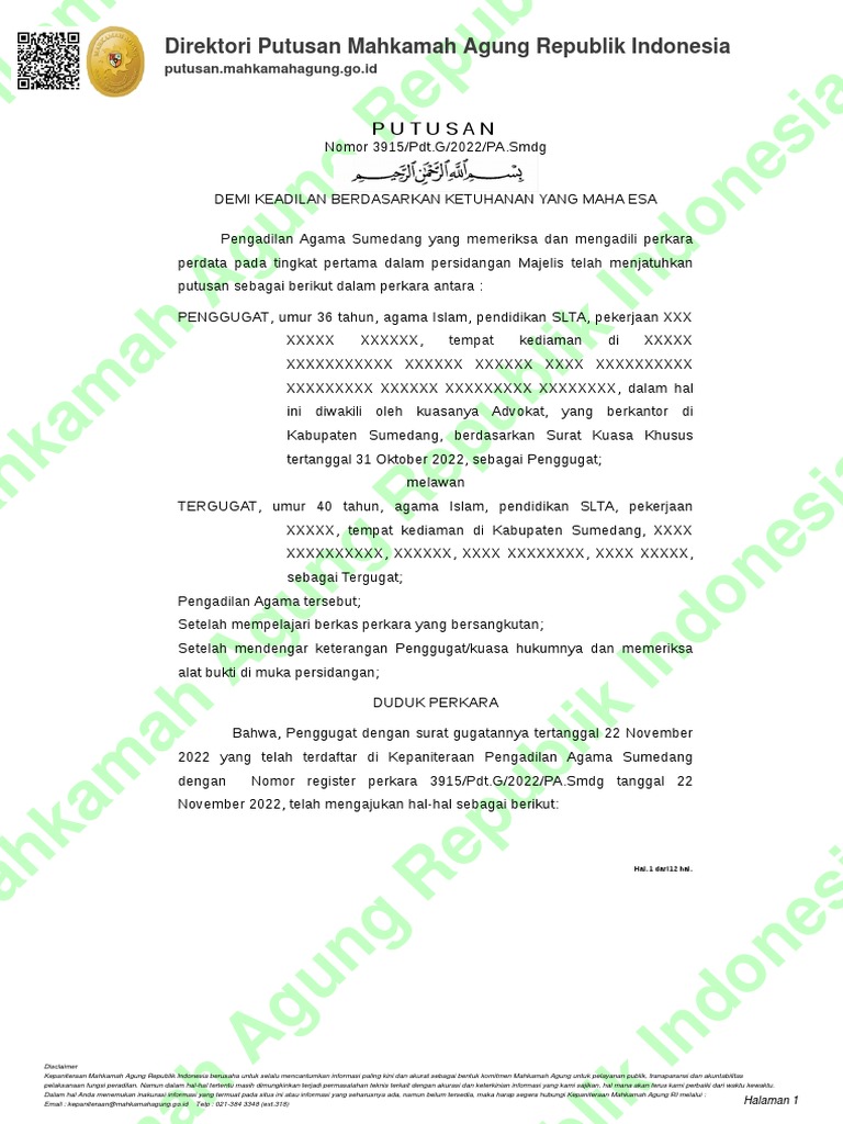 putusan_3915_pdt.g_2022_pa.smdg_20230224101314 | PDF