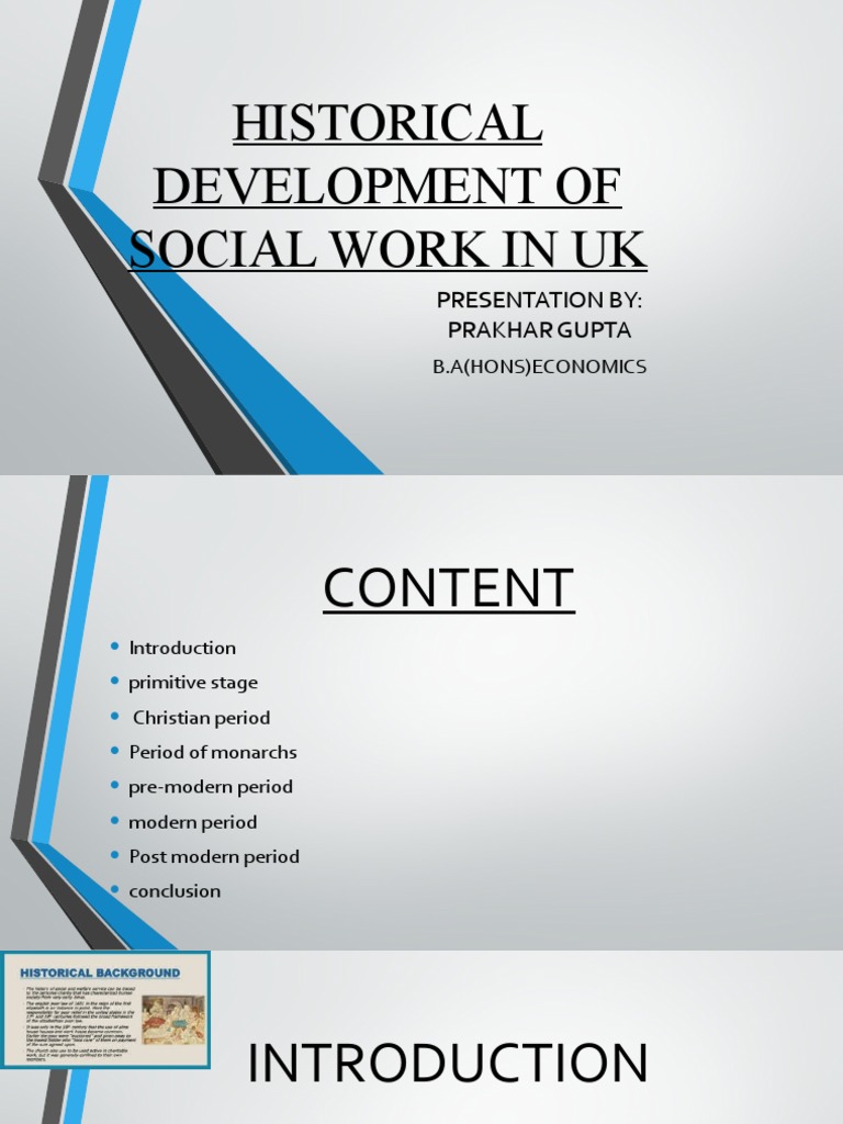 Historical Development of Social Work in Uk | PDF | Social Work