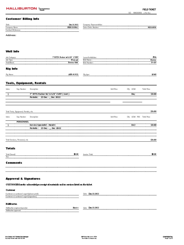 Template Job Paperwork | Download Free PDF | Business