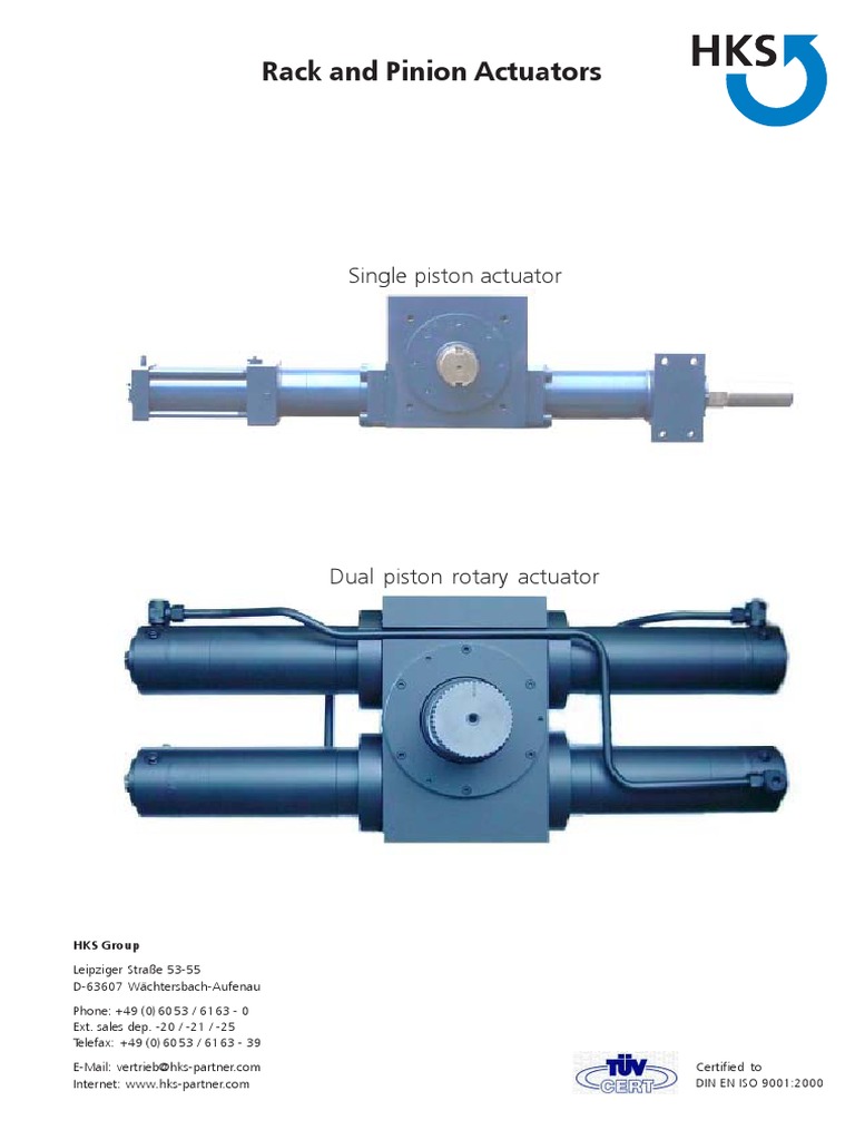 Hks Series Dek - Original | PDF | Actuator | Piston