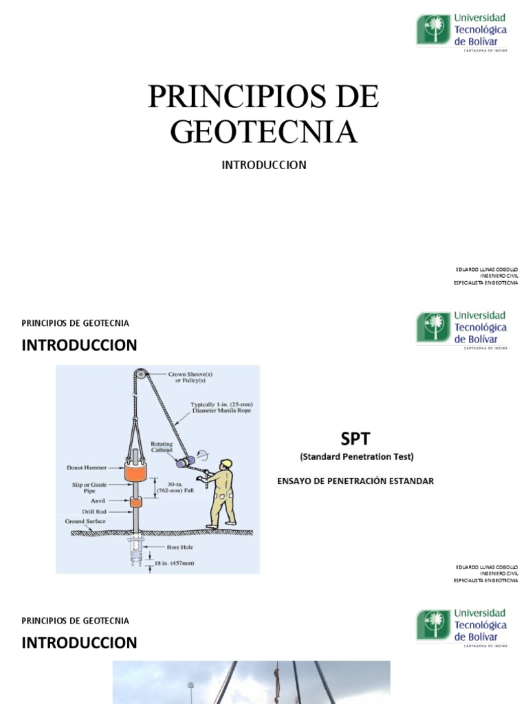 1 - Introduccion Principios Geotecnia ELC | PDF | Hogar, jardinería y bricolaje | Salud y bienestar