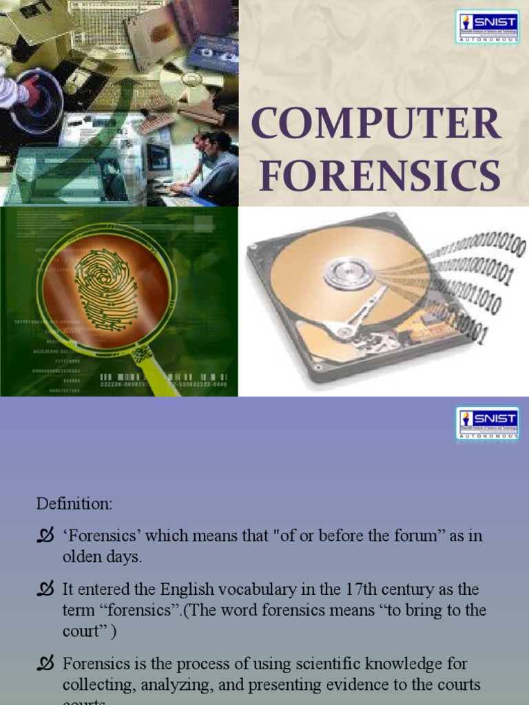 Types of Computer Forensics Technology | Download Free PDF | Computer Forensics | Security