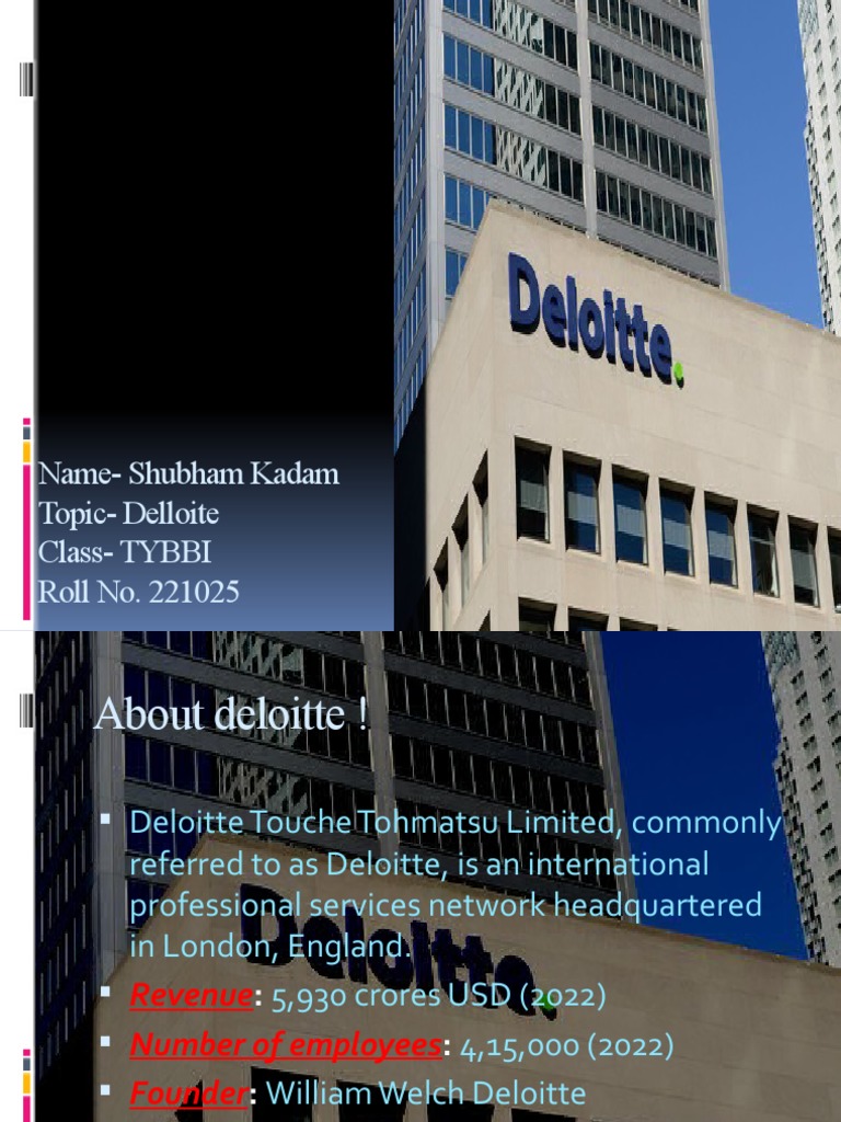 Deloitte Profile: Services, Revenue, Employees | PDF | Private Sector ...