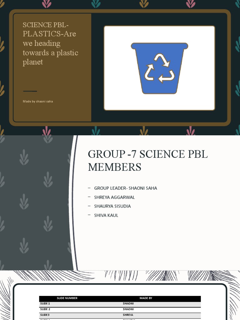 PLASTICS-Are We Heading Towards a Plastic Planet Pbl (1) | PDF ...