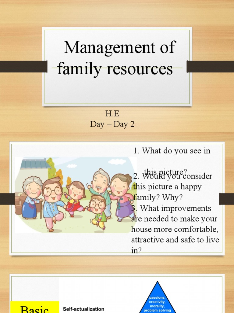 TLEManagement of Family Resources | PDF | Welfare | Income