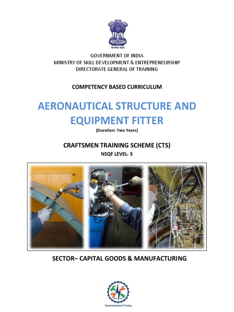 CTS Aeronautical Structure and Eqpt Fitter - CTS - NSQF-5 | PDF | Composite Material | Sheet Metal