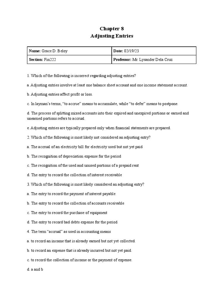 Chap8 Quiz | PDF | Business Economics | Service Industries