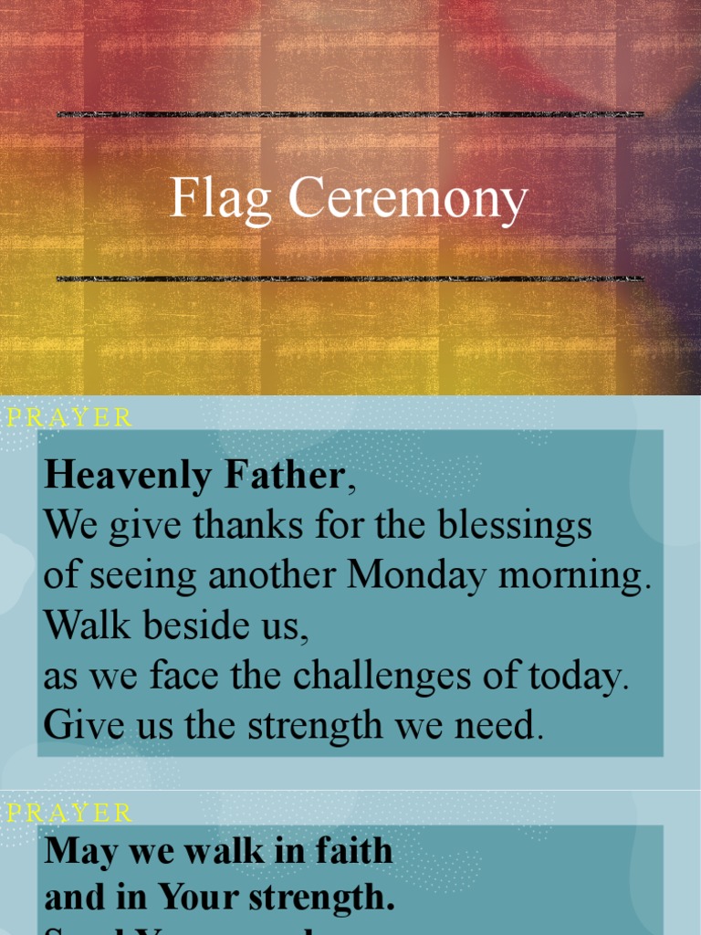 Flag Ceremony | PDF