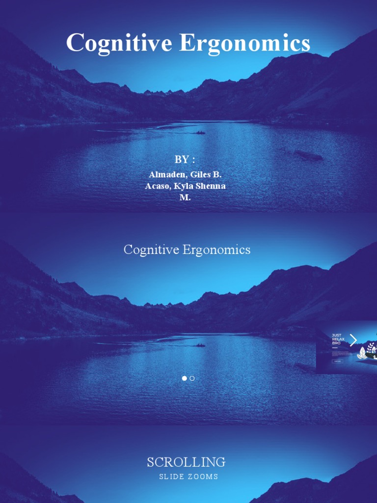 Cognitive Ergonomics | PDF | Human Factors And Ergonomics | Cognitive Psychology