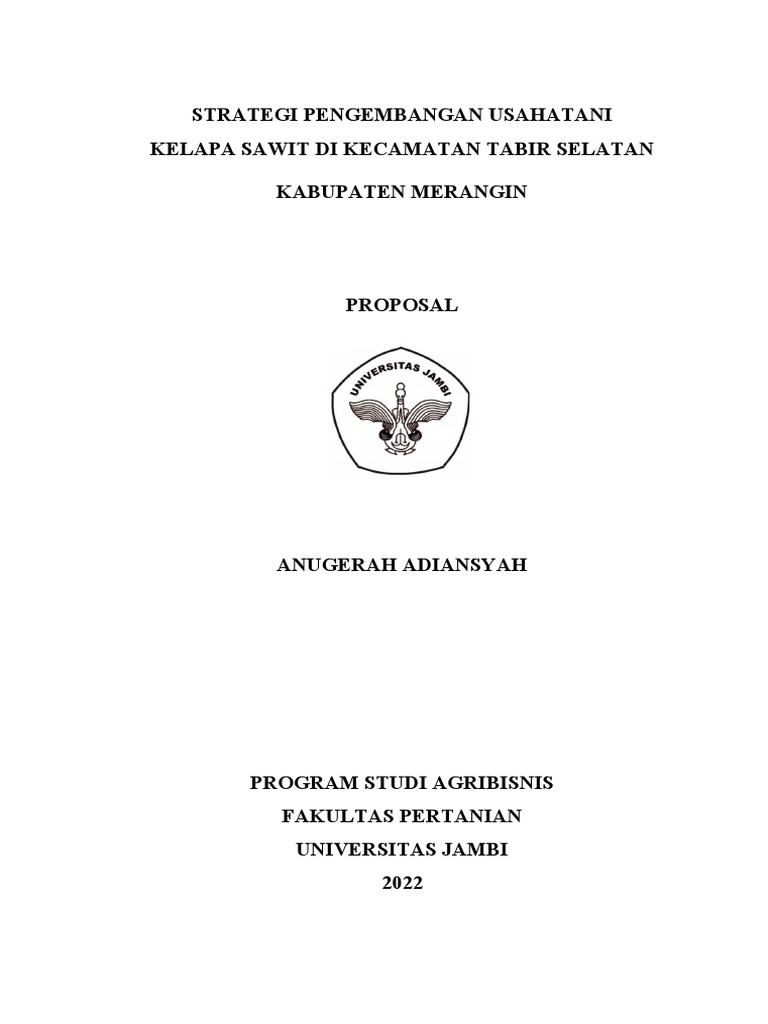 Proposal Swot Baru 10 Revisi Pdf