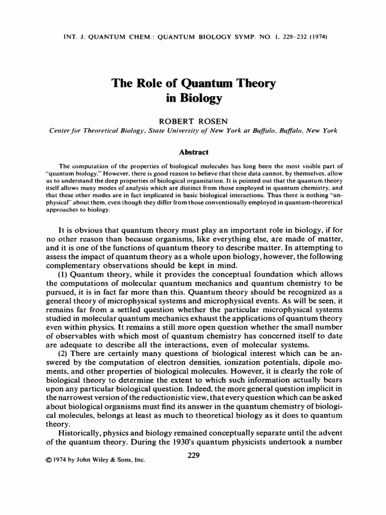 Rosen 2009 | PDF | Quantum Mechanics | System