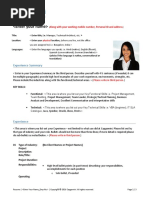 Goldman Sachs Resume Template Sample | PDF | Mergers And Acquisitions ...