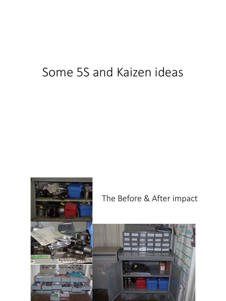 5S and Kaizen in Practice | PDF