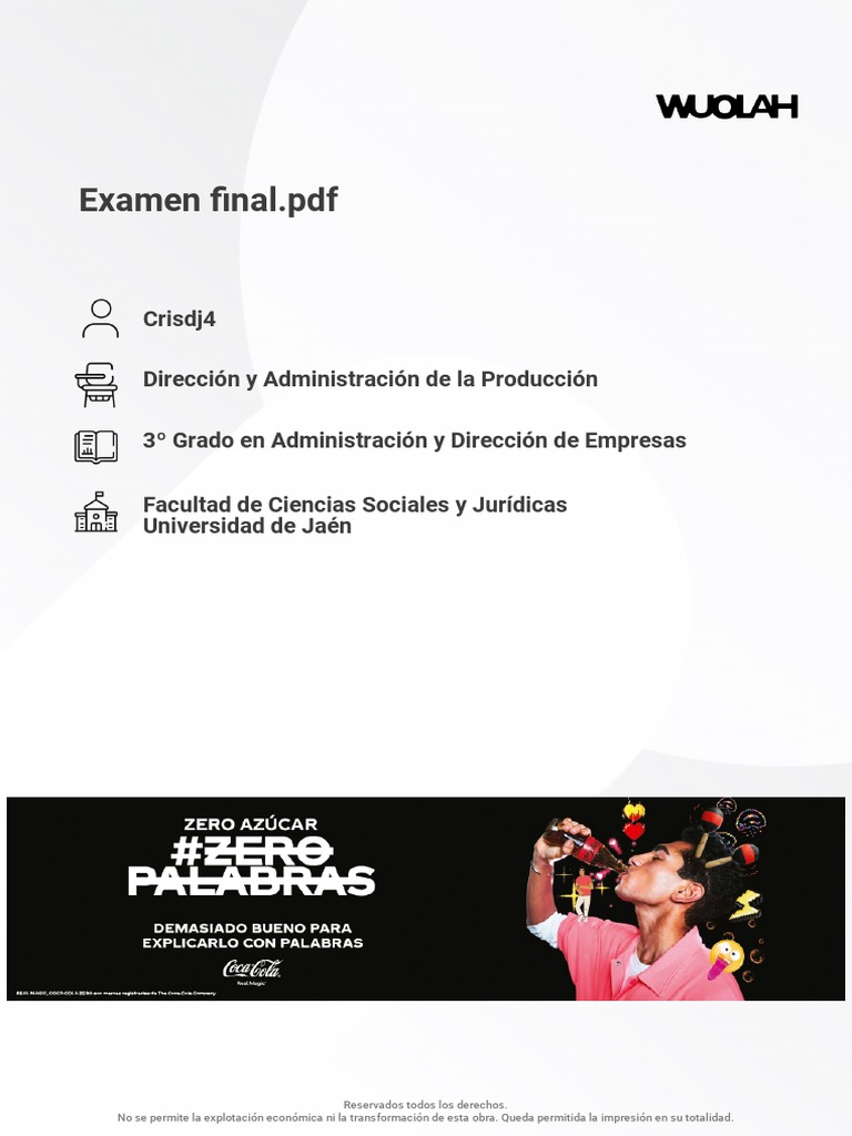 Wuolah Free Examen Final | PDF Wuolah Free Examen Final | PDF