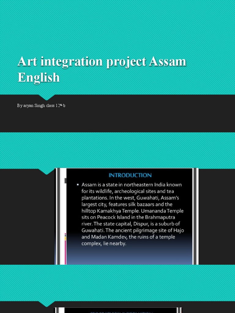 Art Integration Project Assam English | PDF