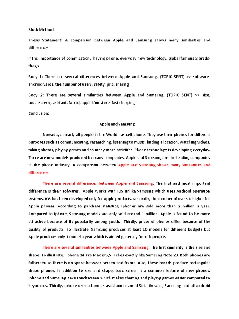 Comparing Apple and Samsung: A Look at Their Similarities and ...