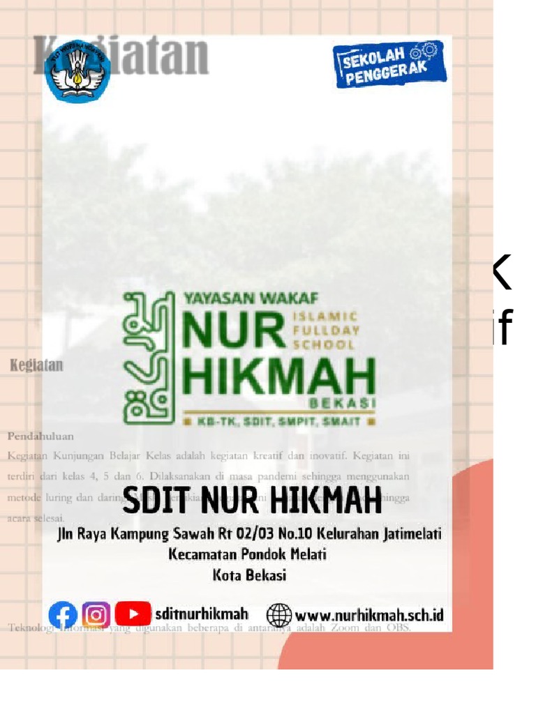 Program Kreatif Inovatif | PDF | Karier & Perkembangan | Ilmu Sosial