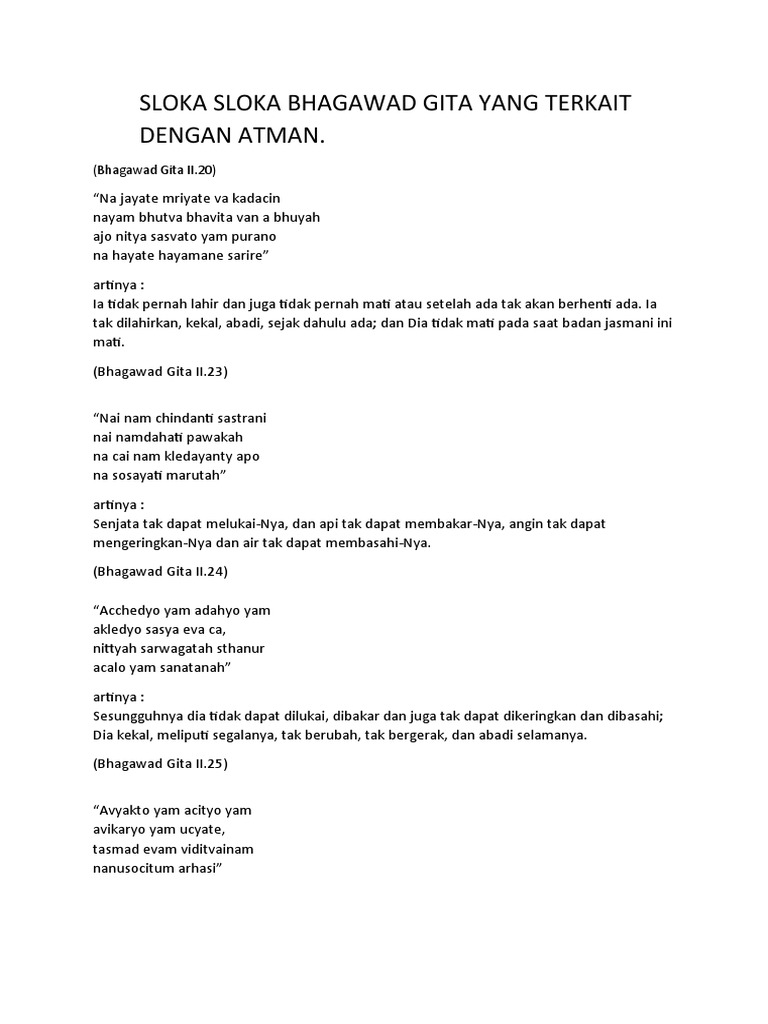 Sloka Sloka | PDF | Politik | Filsafat