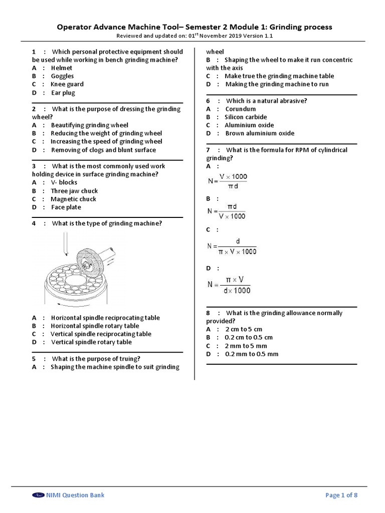 Operator Advance Machine Tool 2 ND Sem CTS | PDF | Gear | Grinding ...