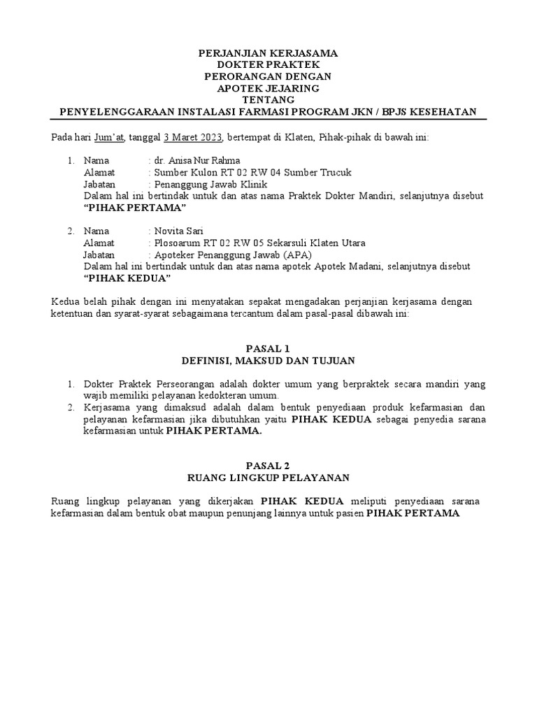 Mou Apotek Pdf Pengembangan Diri
