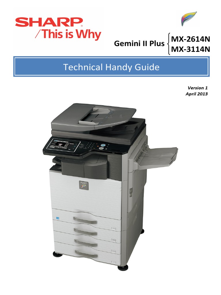 Technical Handy Guide: MX-2614N MX-3114N Gemini II Plus | PDF | Booting | Electrical Connector