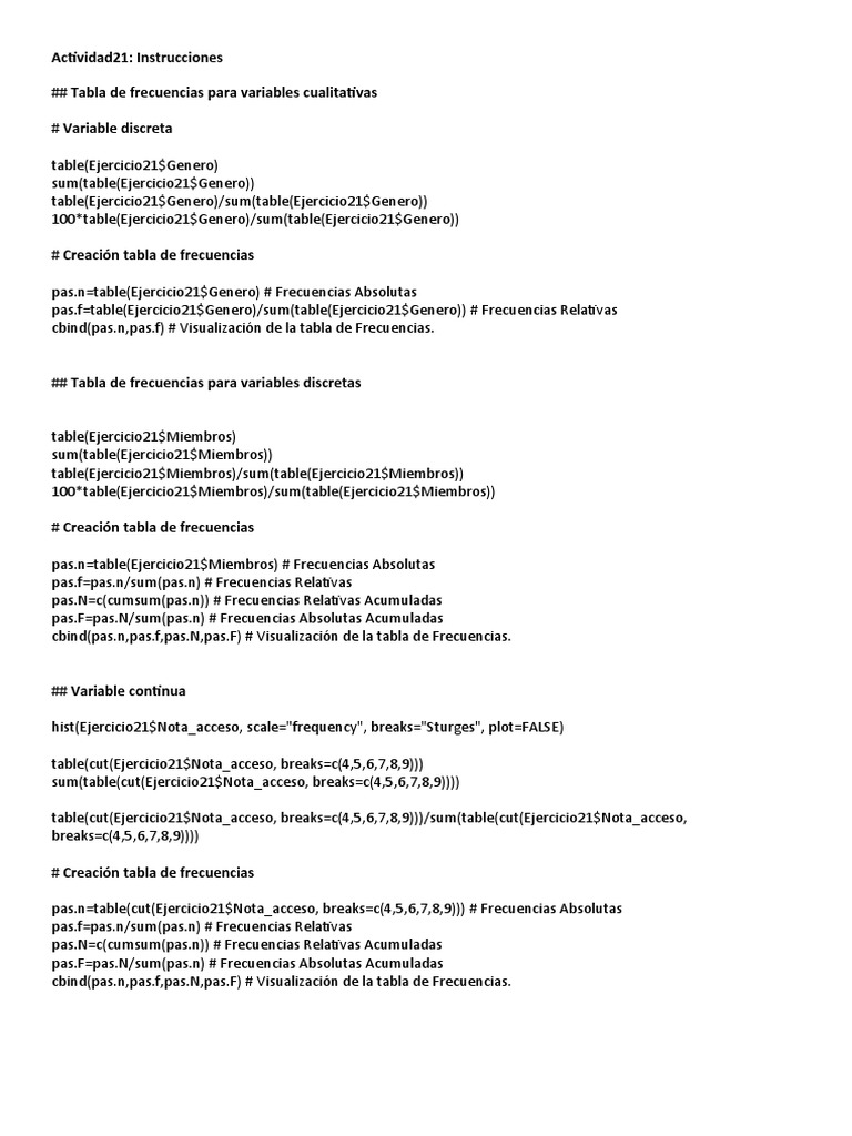 Práctica R Commander | PDF