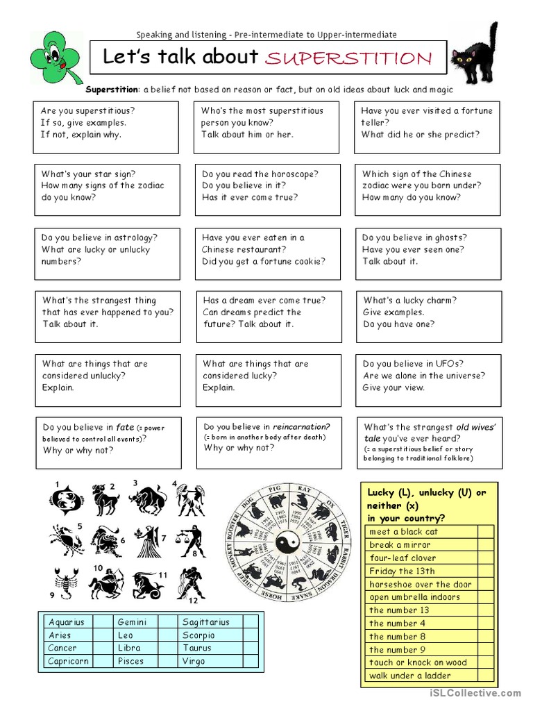 Let S Talk About SUPERSTITION | PDF | Superstitions | Popular Psychology