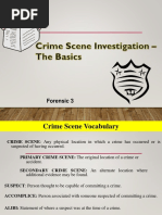 LESSON 3 SOCO Investigation Procedures | PDF | Crime Scene | Forensic ...