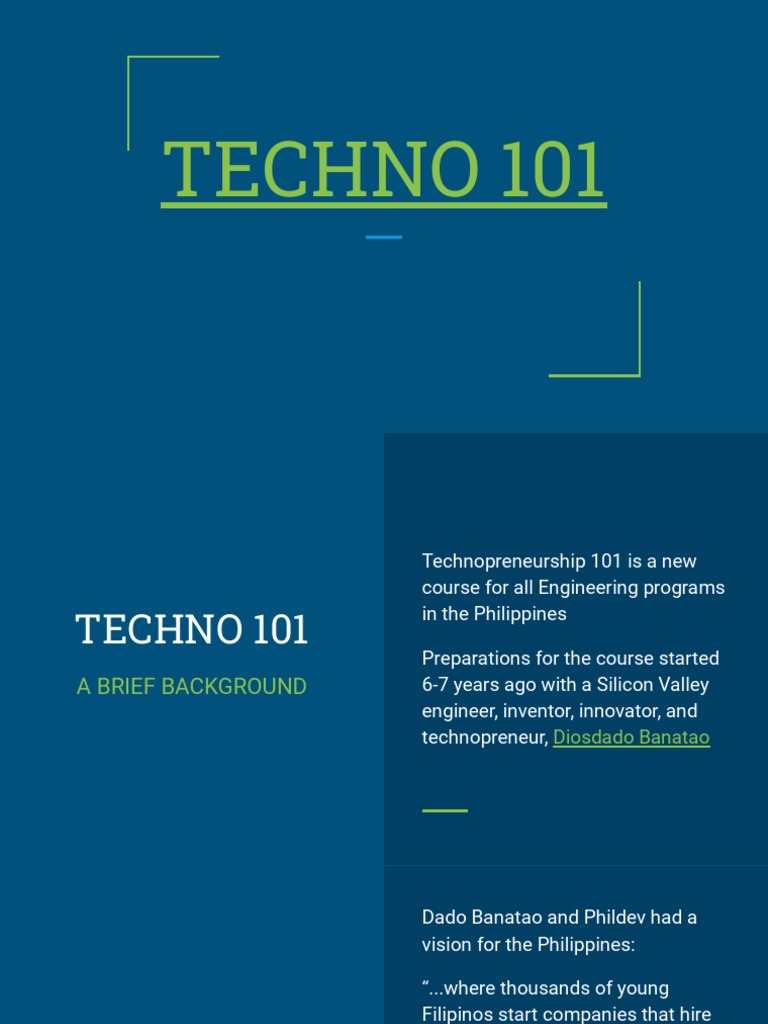 Techno 101 Orientation To Be A Technopreneur | PDF | Empathy | Psychology