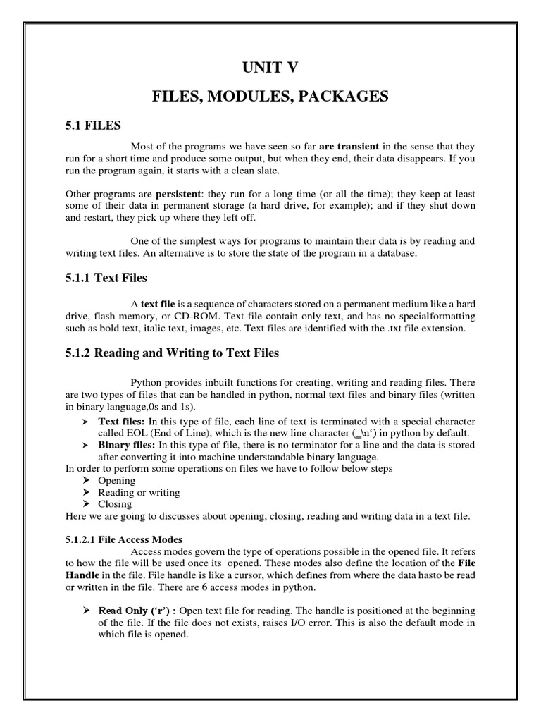 GE4105 - PSPP - Unit V - Notes | PDF | Parameter (Computer Programming ...