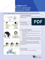 PPE Donning and Doffing Steps Guide | PDF | Personal Protective ...