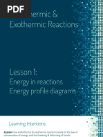 Exothermic and Endothermic Reactions - Worksheet | PDF | Chemical ...
