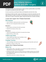 Dialysis Fistula Handout Accessible FA | PDF | Hemodialysis | Medical ...