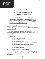 Oblicon Chapter 2 | PDF | Law Of Obligations | Civil Law (Legal System)
