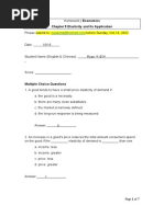 Freshman Economics Unit 2 Part 1&2 | PDF | Demand | Price Elasticity Of ...
