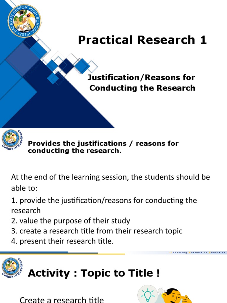 PR1 Justification | PDF | Knowledge | Reason