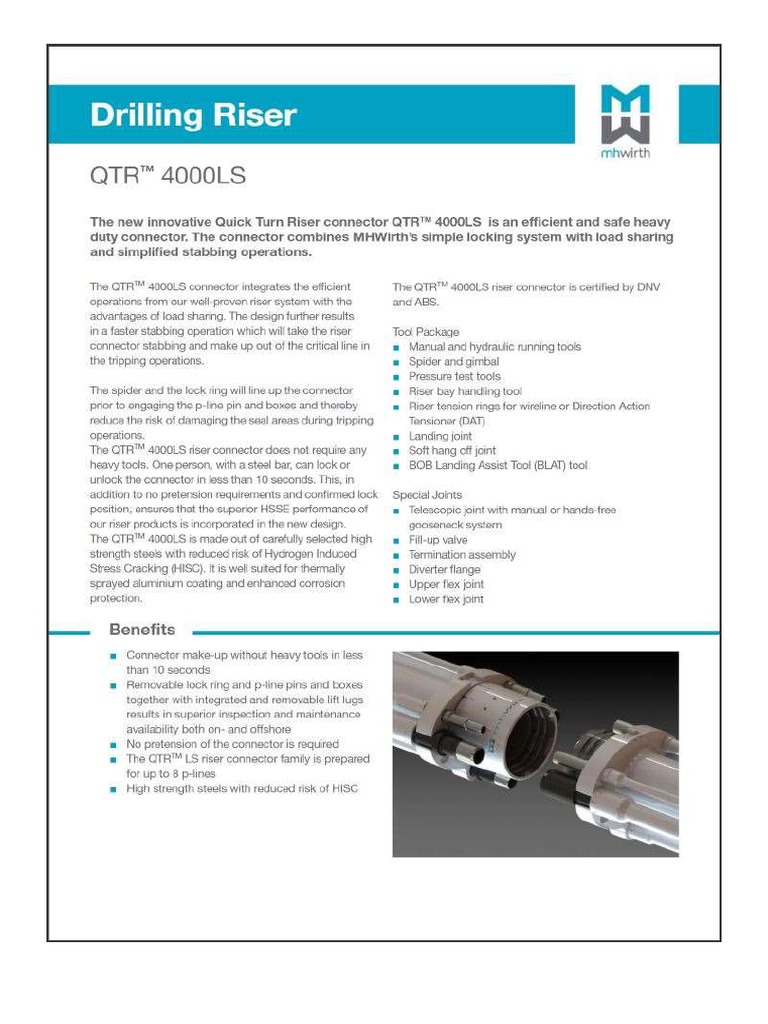 MH Wirth QTR 4000ls | PDF MH Wirth QTR 4000ls | PDF