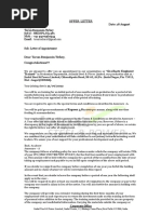 Deloitte Offer Letter Template | PDF