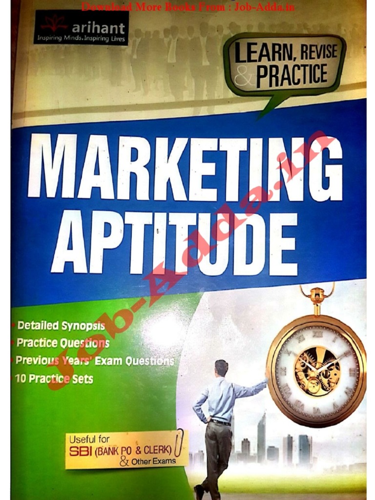 Arihant Marketing Aptitude - Job-Adda - in | PDF