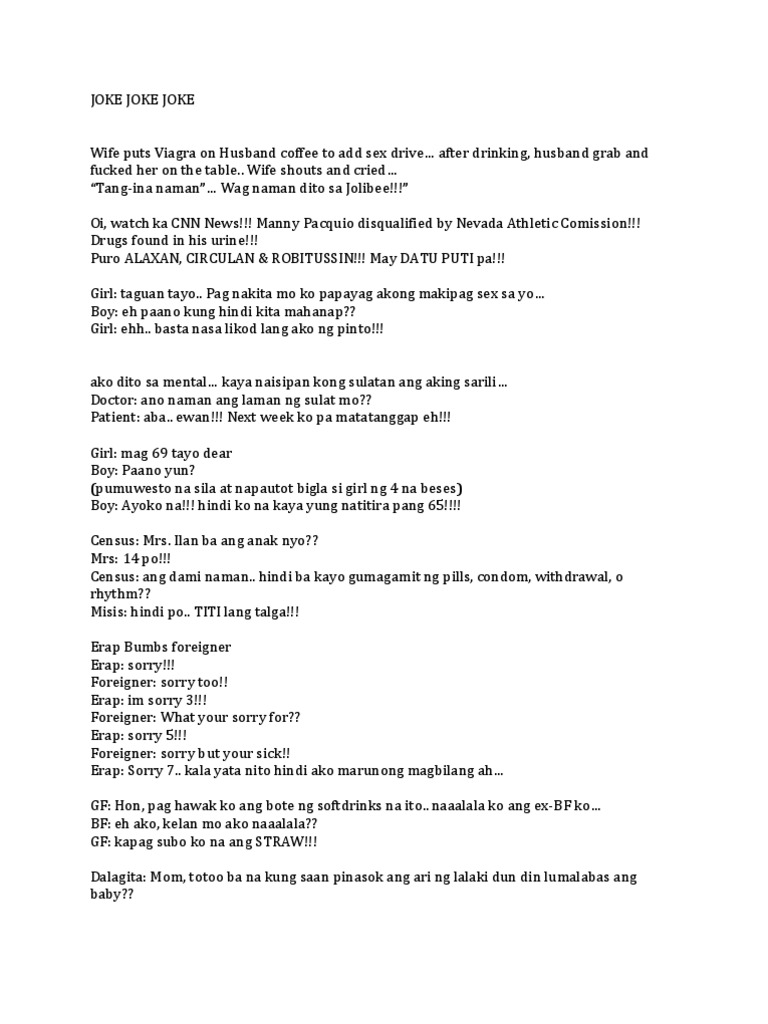 Joke Joke Joke 1 | PDF