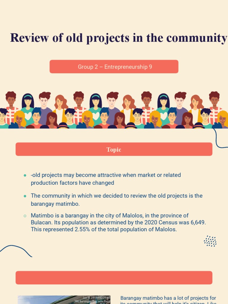 Barangay Matimbo Project Review | PDF