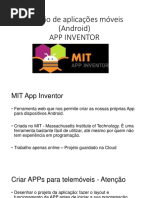 Tutorial de Apps com MIT App Inventor 2 | PDF