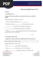 Past Tenses (With Kahoot Game) | PDF